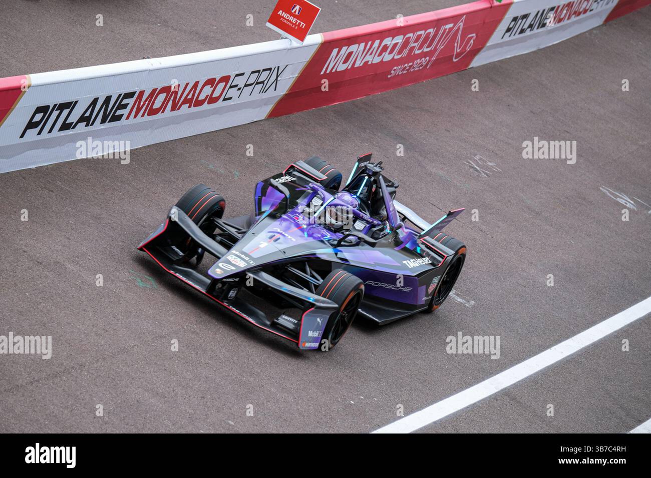 Pascal Wehrlein of TAG Heuer Porsche Formula E Team seen in the Pit Lane during the Free ...