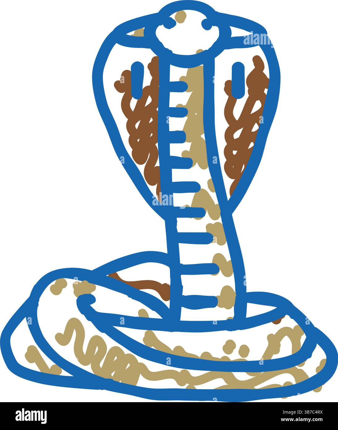 cobra snake icon doodle illustration Stock Vector Image & Art - Alamy