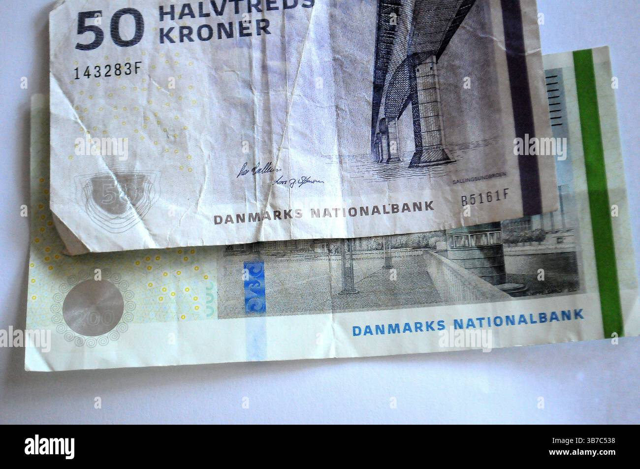 Copenhagen/ Denmark/06 may 2025/Danish kroner notes and coins danish ...