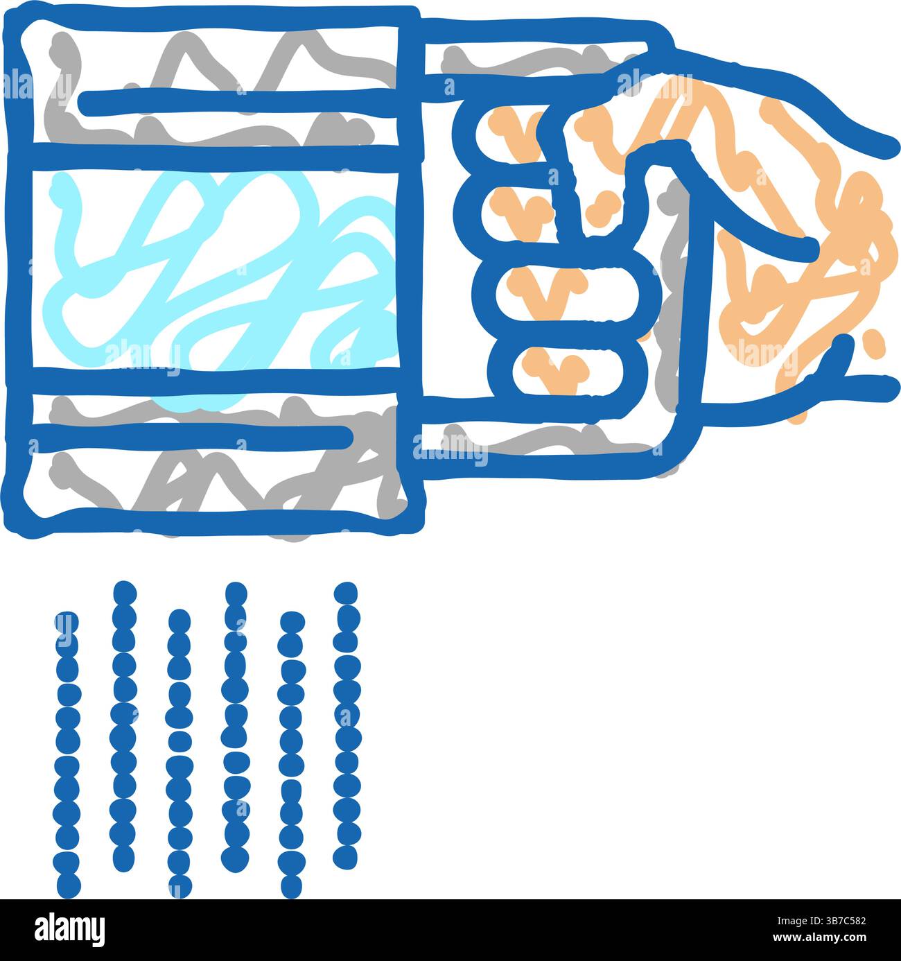 flour sift icon doodle illustration Stock Vector Image & Art - Alamy