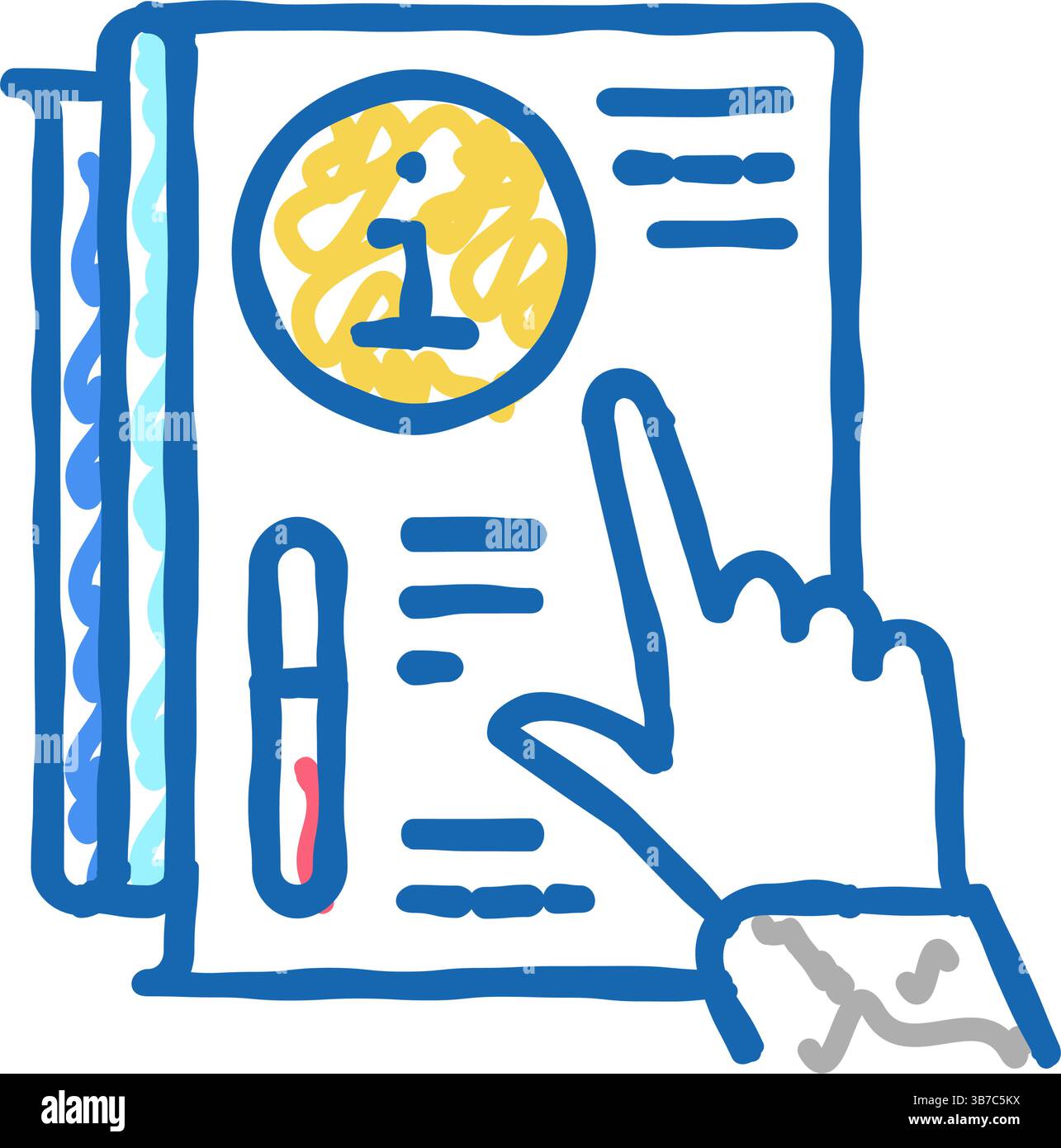 guide information icon doodle illustration Stock Vector Image & Art - Alamy