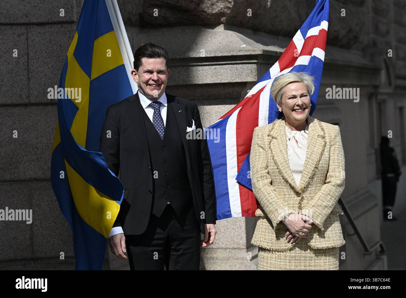 Stockholm, Sweden. 06th May, 2025. Icelandic President Halla ...