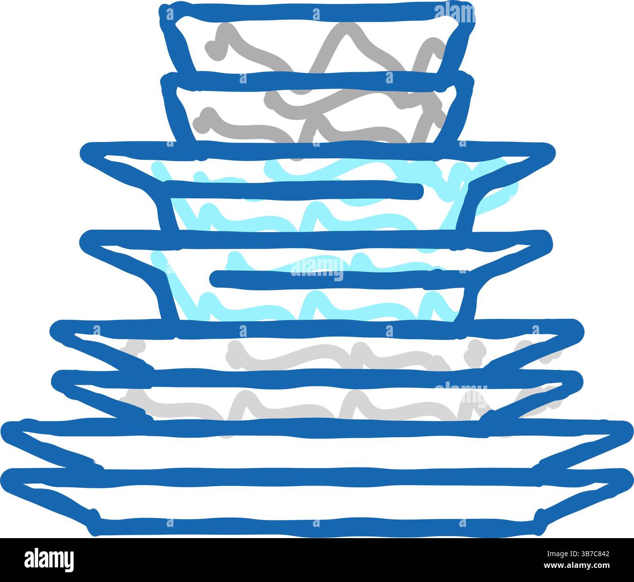 dinnerware plates icon doodle illustration Stock Vector Image & Art - Alamy