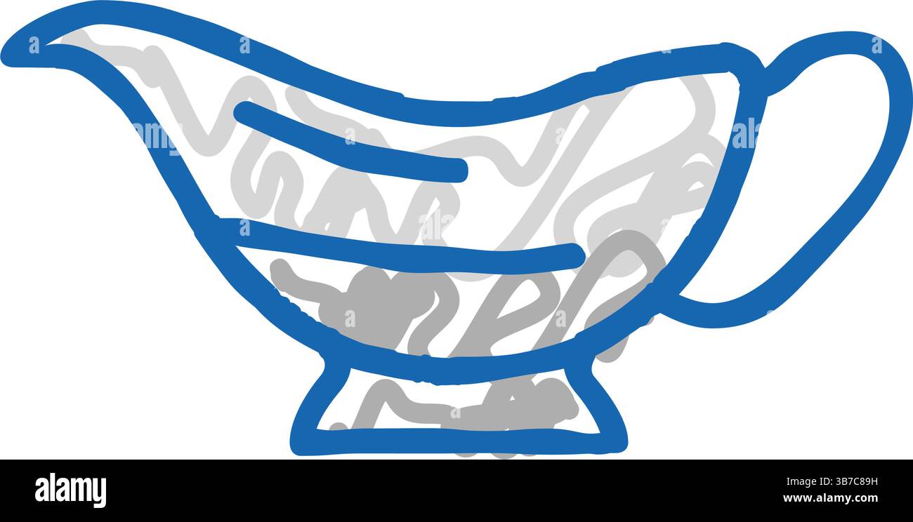gravy boat icon doodle illustration Stock Vector Image & Art - Alamy