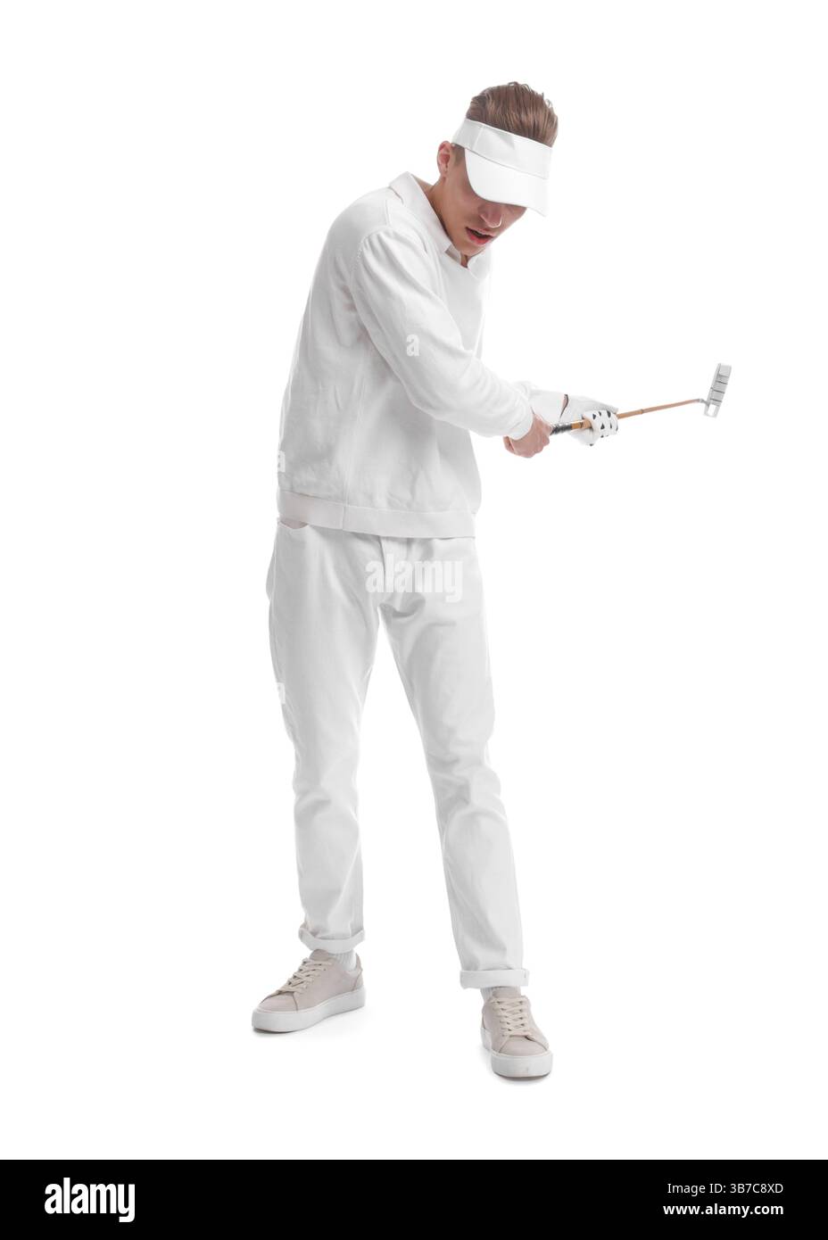 Golf course training man Cut Out Stock Images & Pictures - Alamy