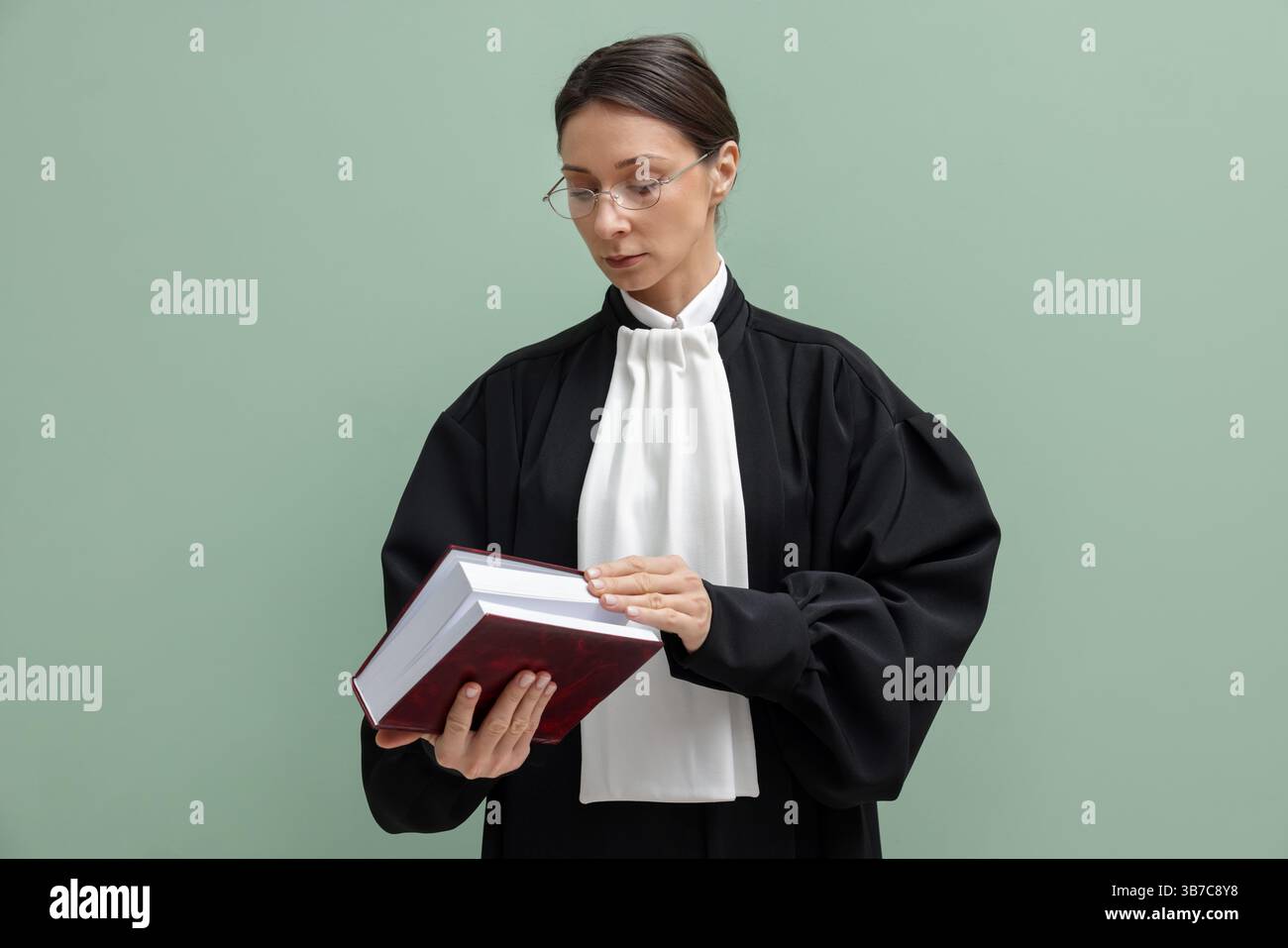 Female judge on light hi-res stock photography and images - Alamy