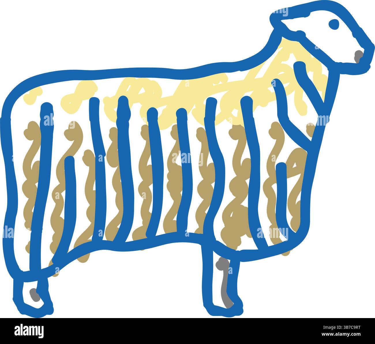 13 teeswater sheep icon doodle illustration Stock Vector Image & Art ...