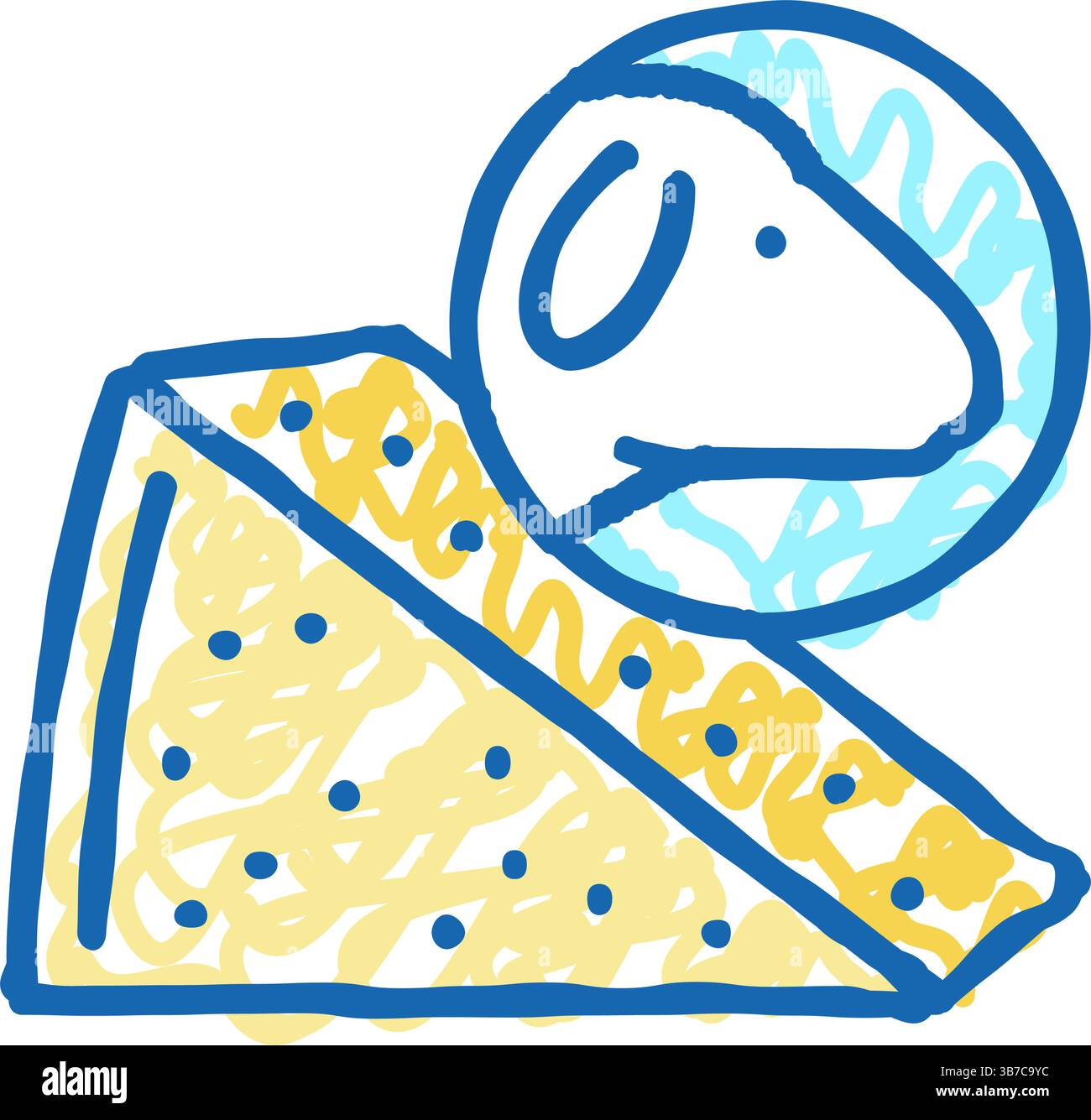 cheese sheep icon doodle illustration Stock Vector Image & Art - Alamy