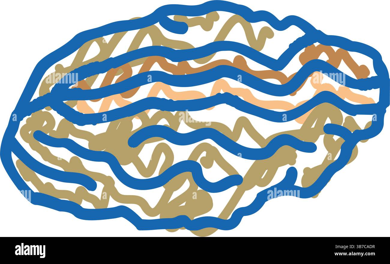 Oyster opened shell icon Cut Out Stock Images & Pictures - Alamy