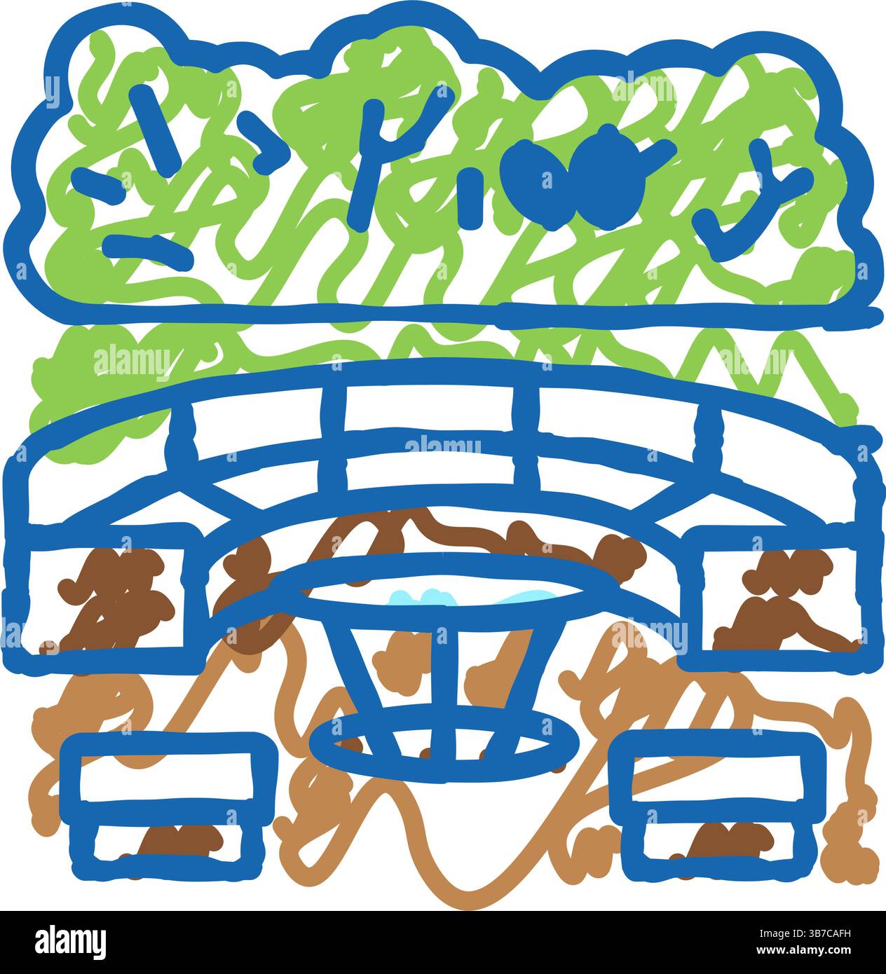 patio furniture icon doodle illustration Stock Vector Image & Art - Alamy