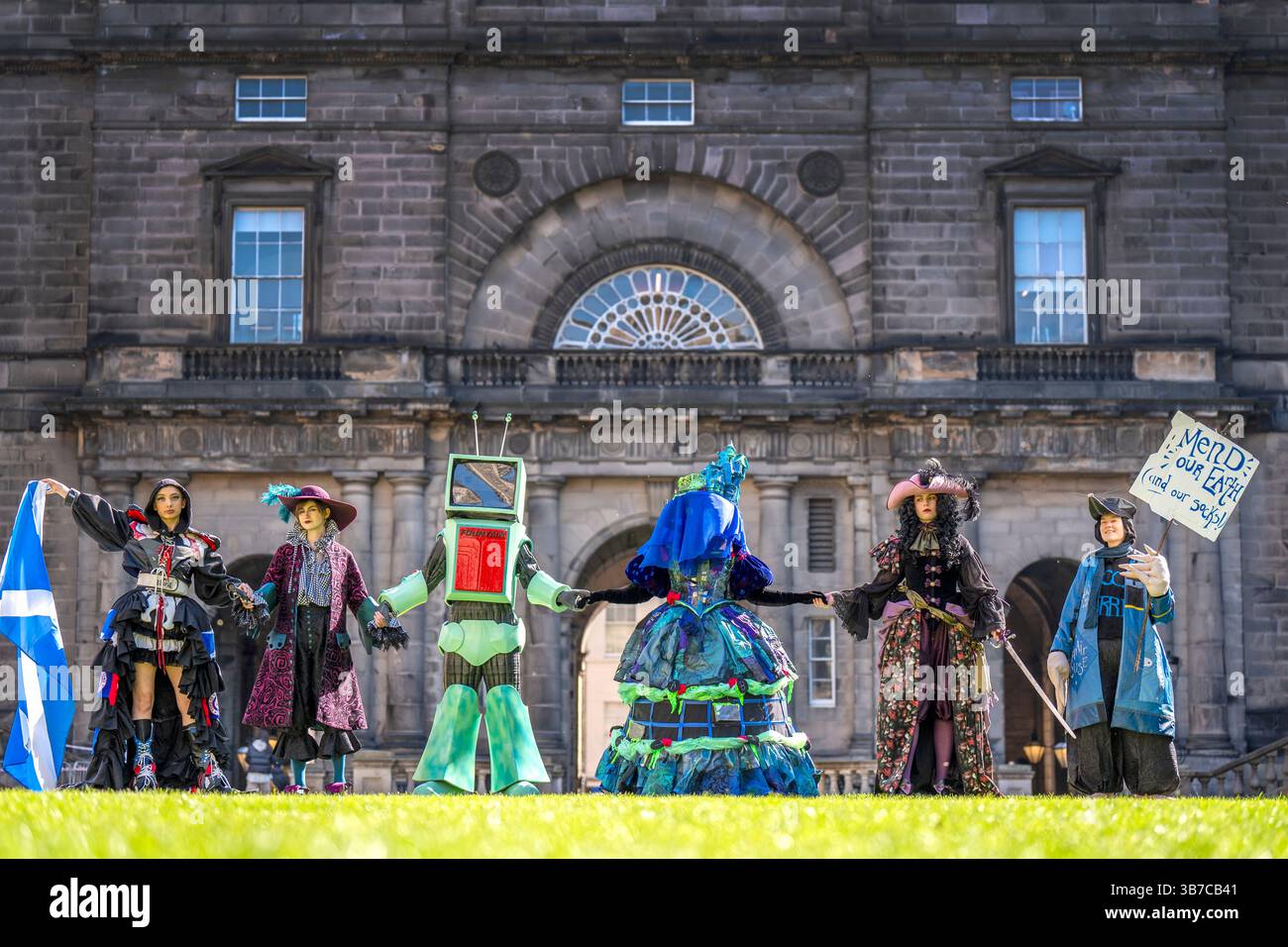 Designs by Performance Costume students (from left) Ellie Anderson ...