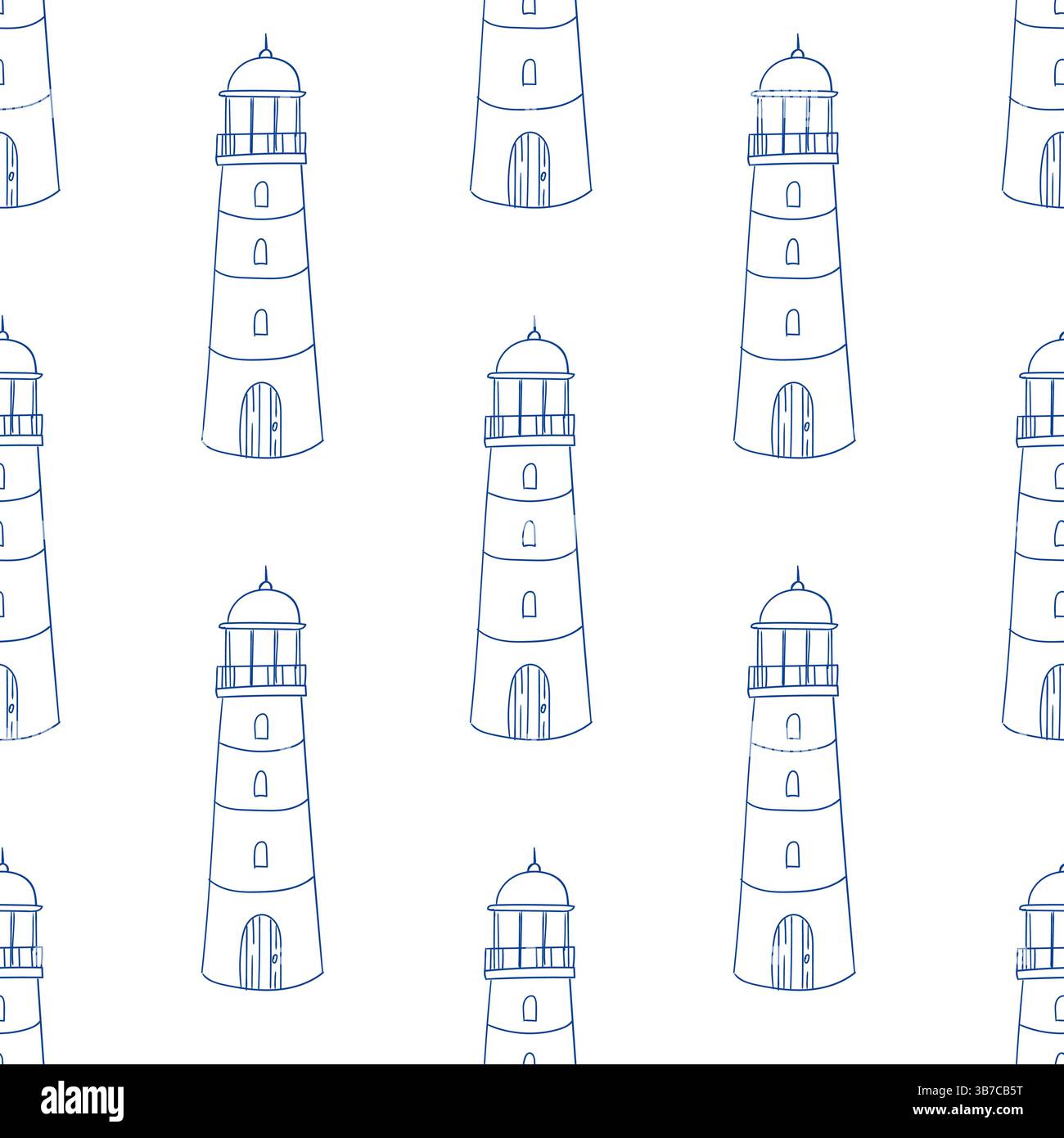 Elegant pattern of lighthouses displayed on a smooth background for ...