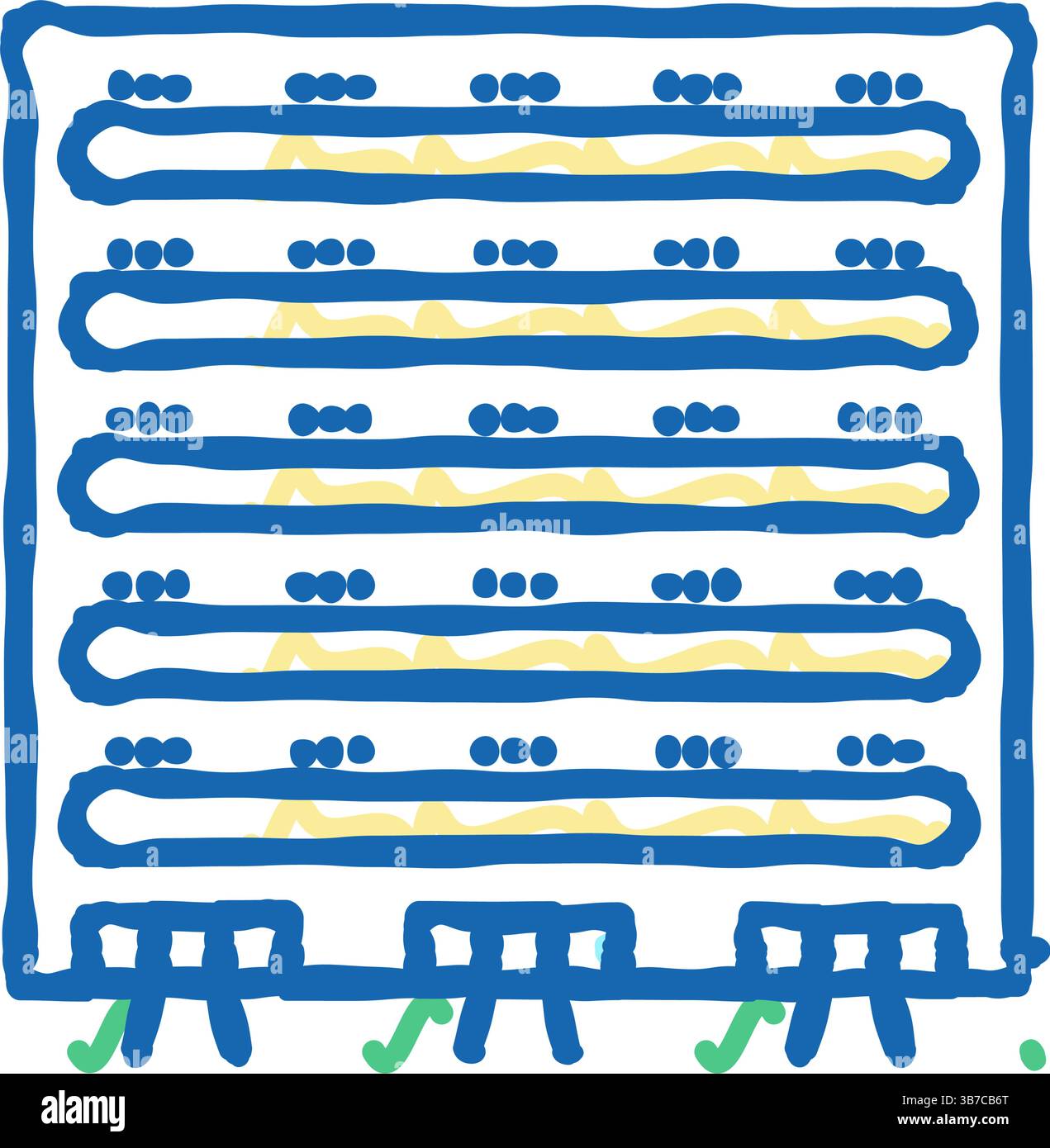 apartment house icon doodle illustration Stock Vector Image & Art - Alamy