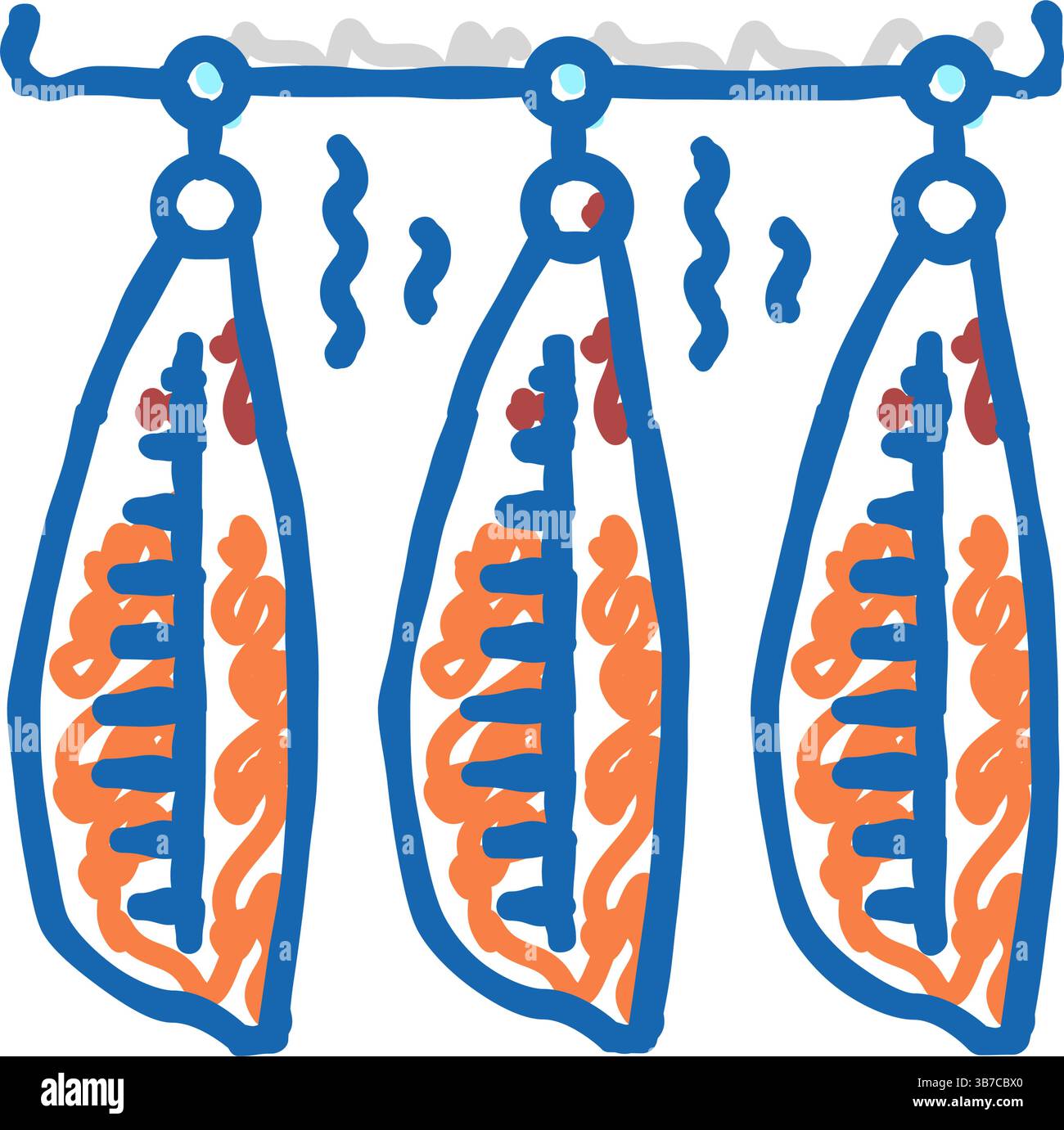 Smoked salmon salad fish Stock Vector Images - Alamy