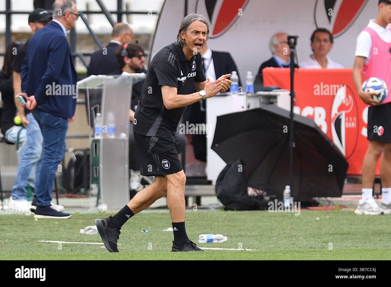 Bari, Italy. 06th May, 2025. Head coach of Pisa Filippo Inzaghi during ...