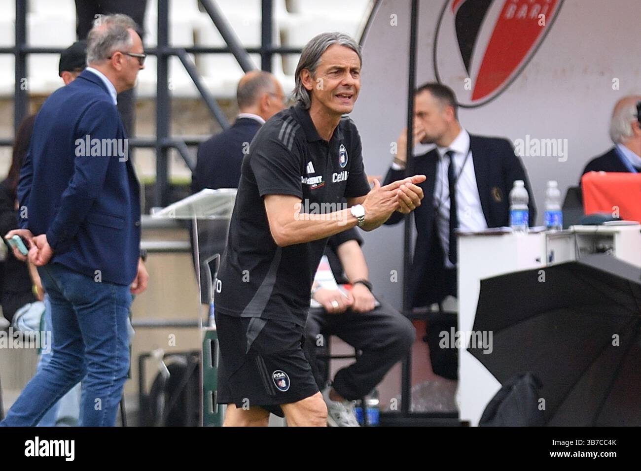 Bari, Italy. 06th May, 2025. Head coach of Pisa Filippo Inzaghi during ...
