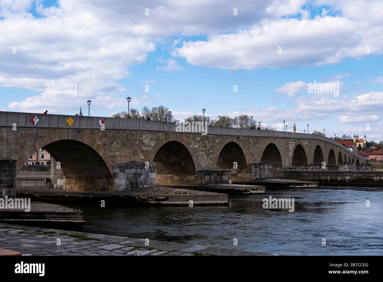 Old 12thc old stone road bridge hi-res stock photography and images - Alamy