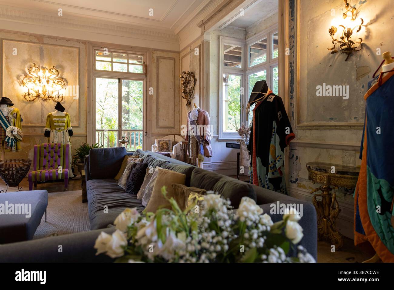 Andy Hill and his wife, Sheila, who restored the derelict and ...
