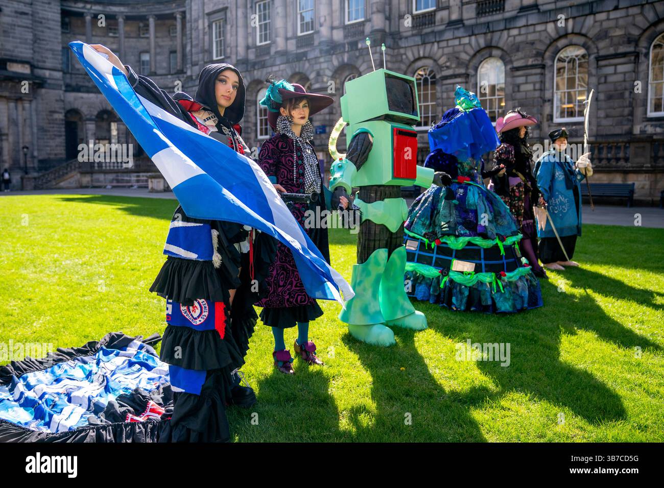 Designs by Performance Costume students (from left) Ellie Anderson ...