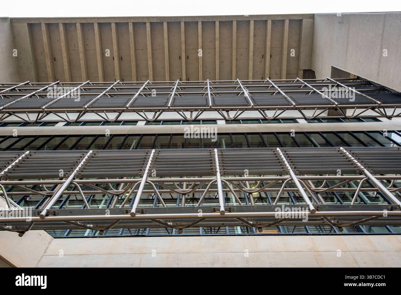 A close up of the exterior of the 1980 completed High Court of ...