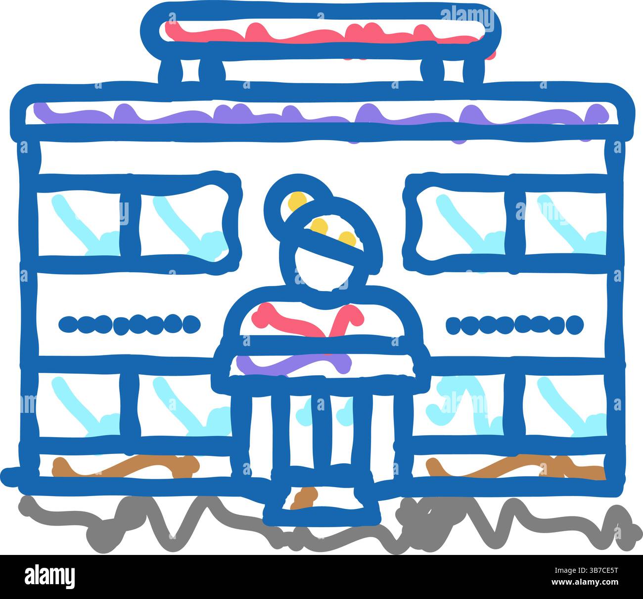 salon building icon doodle illustration Stock Vector Image & Art - Alamy