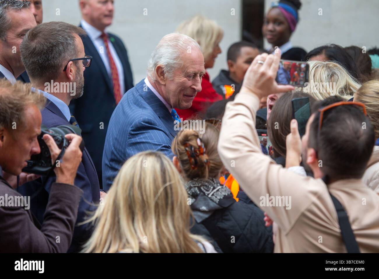 May 6, 2025, London, England, United Kingdom: King CHARLES III leaves ...