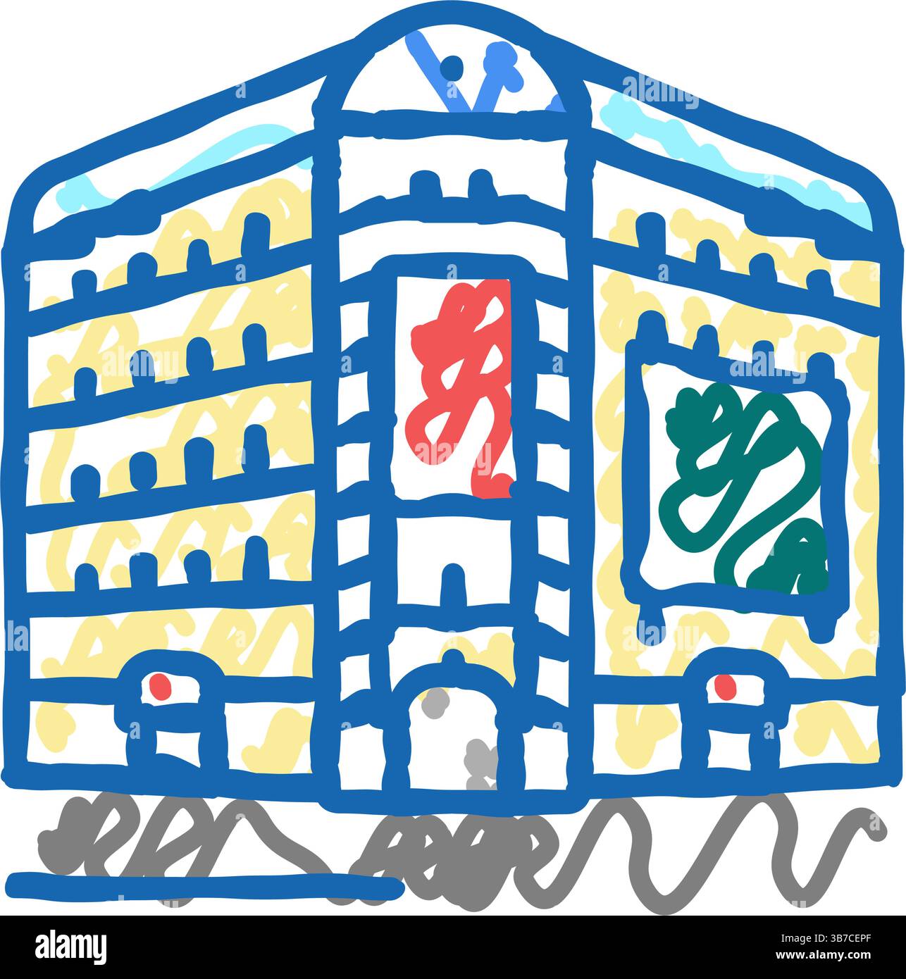 broadway new york icon doodle illustration Stock Vector Image & Art - Alamy