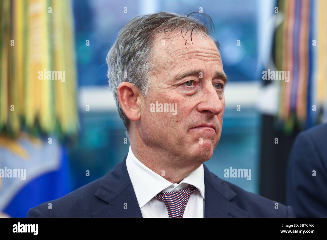 Josh Harris, Managing Partner, Washington Commanders, listens to United ...