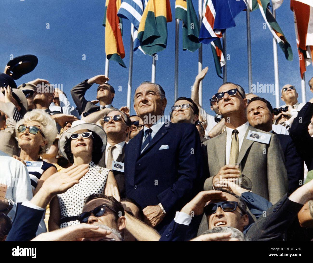 July 16, 1969, Merritt Island, Florida, USA: U.S. Vice President Spiro ...