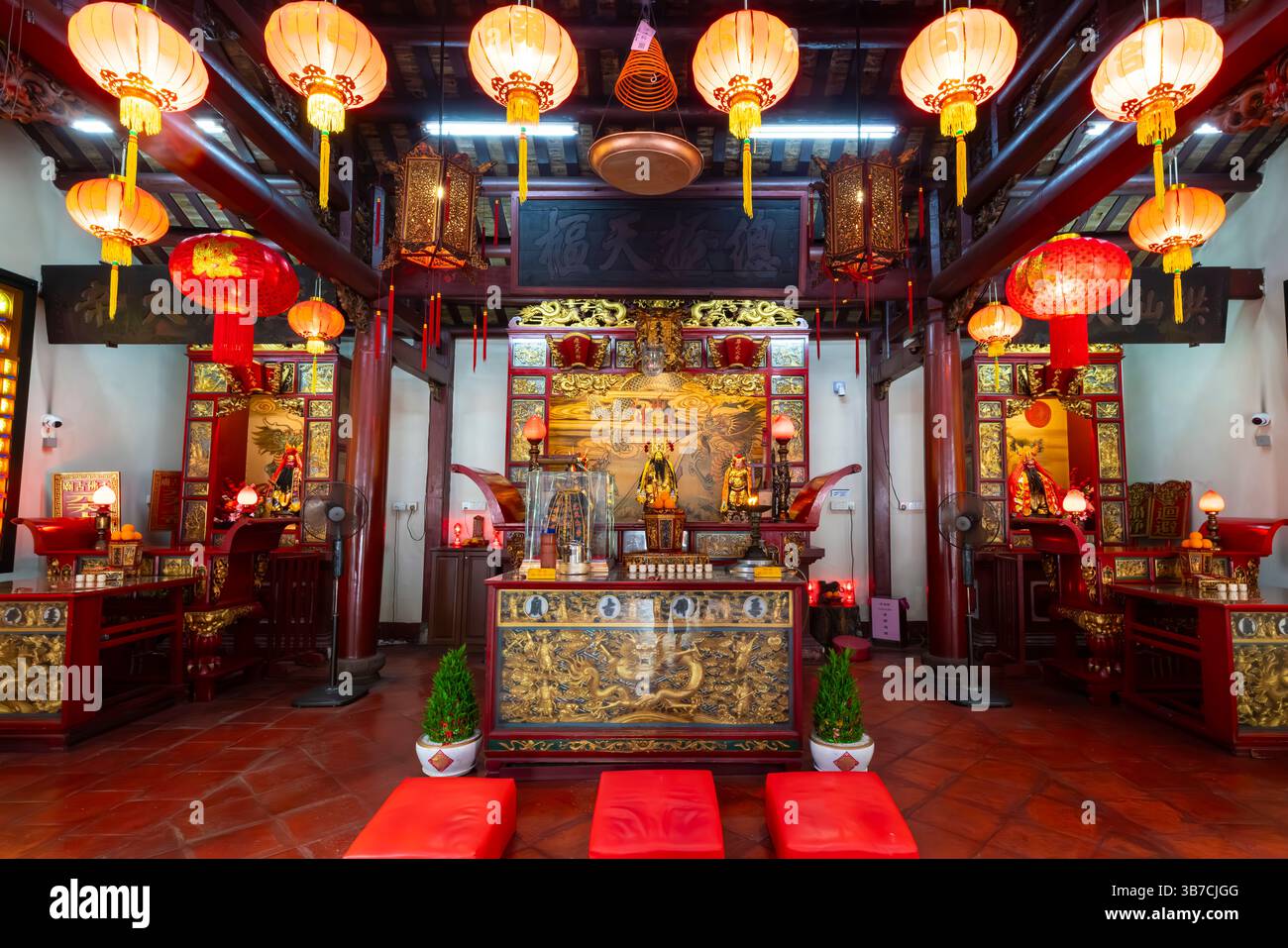 Inside Old Chinese Temple built 1870. The Chinese temple located at ...