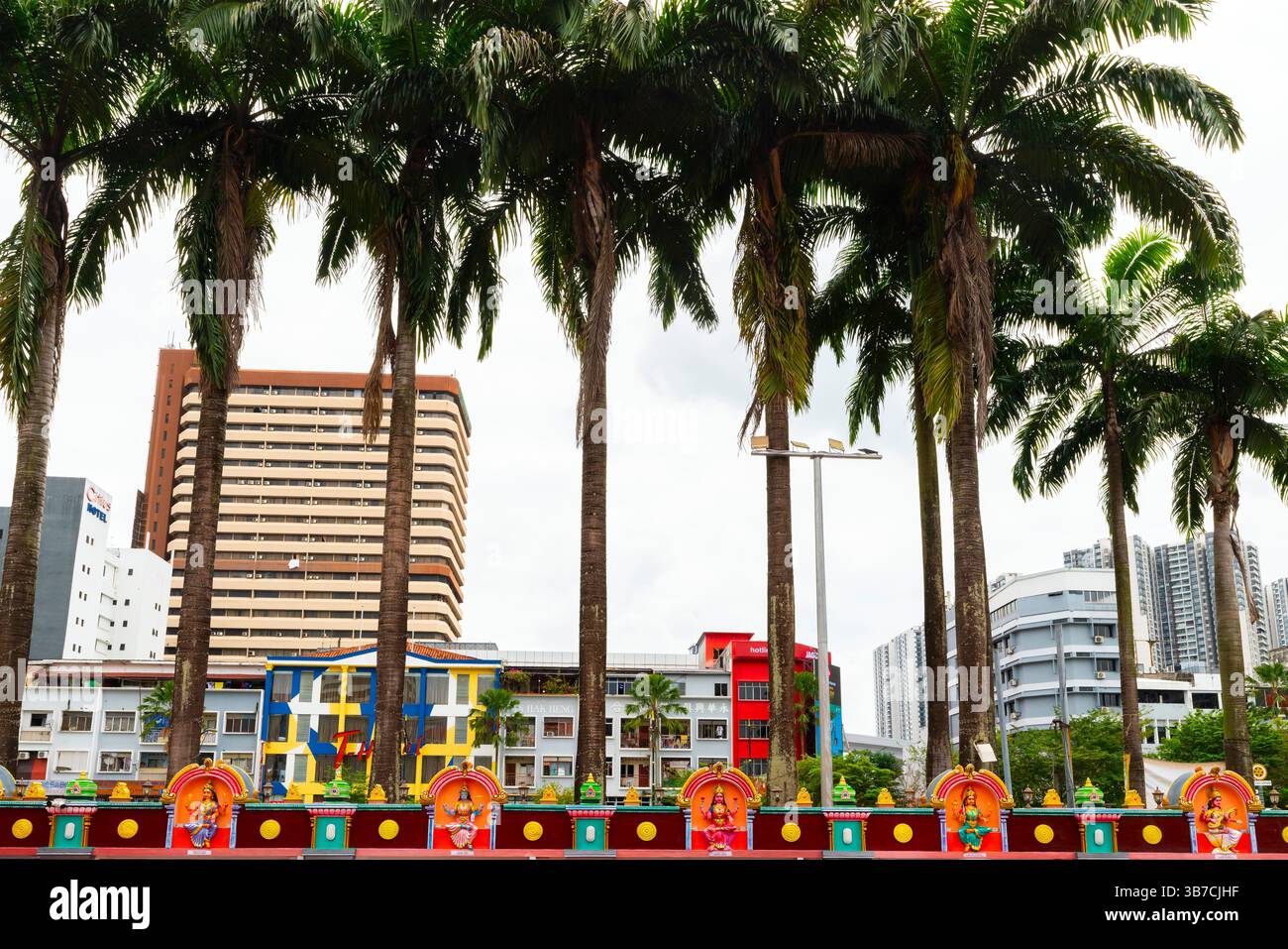 Cityscape of Johor Bahru centre, Bandar, Johor Bahru, Malaysia Stock ...