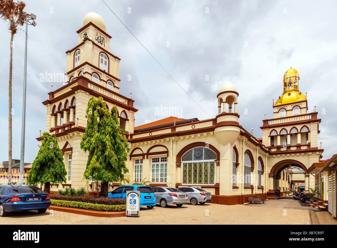Muhammadi Mosque in Kota Bharu (new city) in Malaysia. Kota Bharu ...