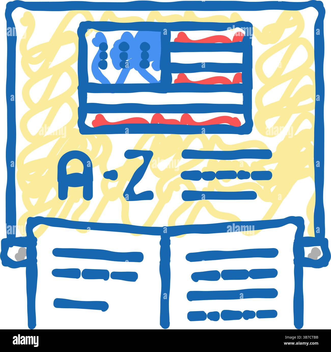 lesson english icon doodle illustration Stock Vector Image & Art - Alamy