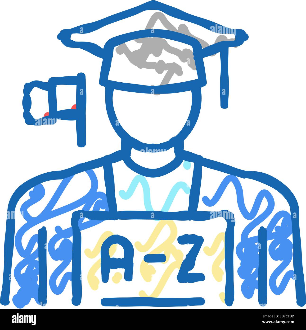 student english icon doodle illustration Stock Vector Image & Art - Alamy