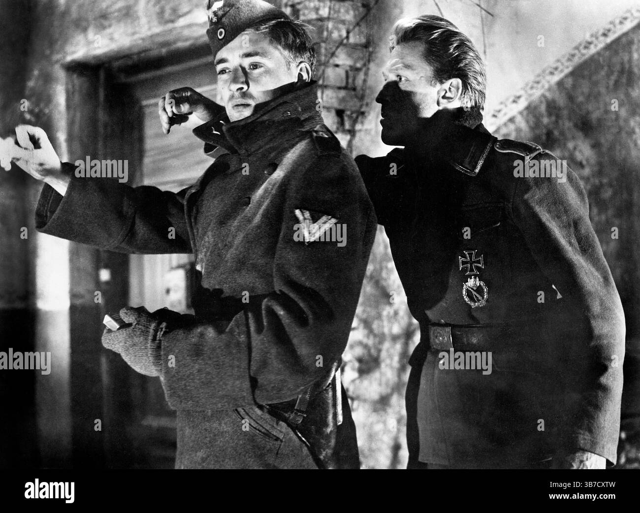 March 20, 2023, USA: Oskar Werner, Hans Christian Blech, on-set of the ...
