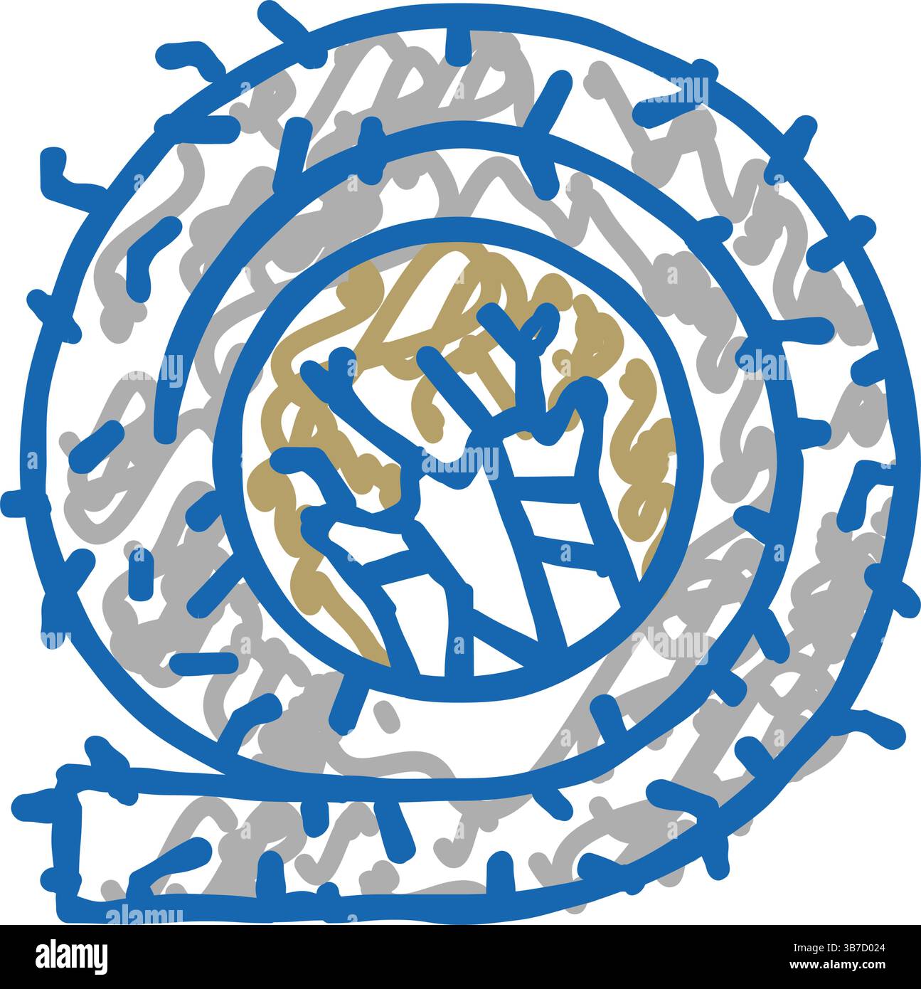 fiber asbestos icon doodle illustration Stock Vector Image & Art - Alamy