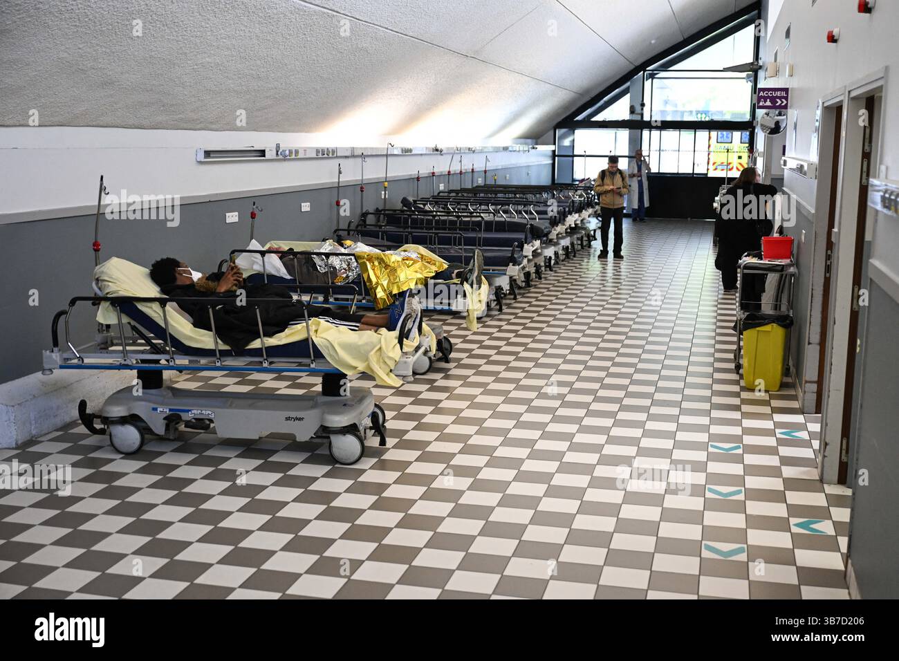 Paris, France. 06th May, 2025. Illustration of the Emergency Department ...