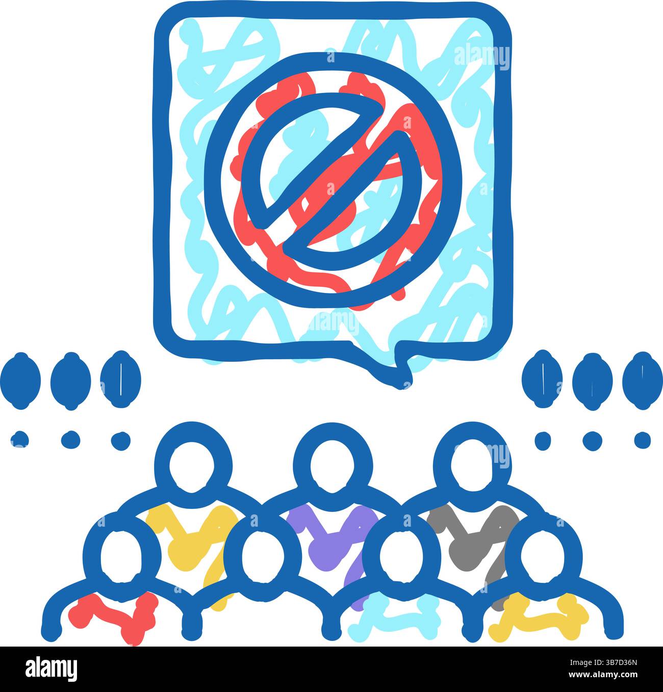 backlash people icon doodle illustration Stock Vector Image & Art - Alamy