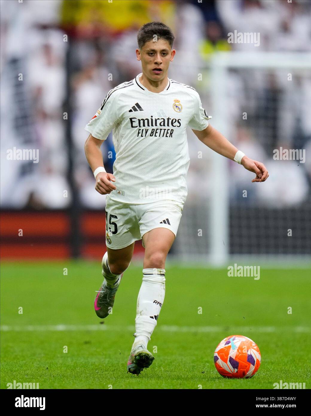 Madrid, Spain. 04th May, 2025. Arda Guler of Real Madrid CF during the ...
