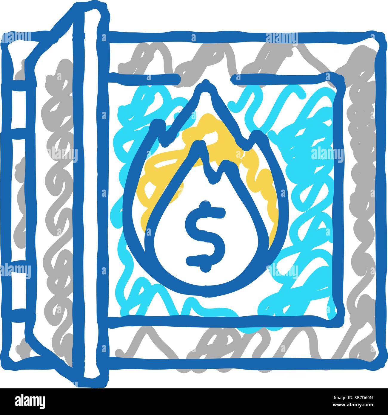 asset inflation icon doodle illustration Stock Vector Image & Art - Alamy