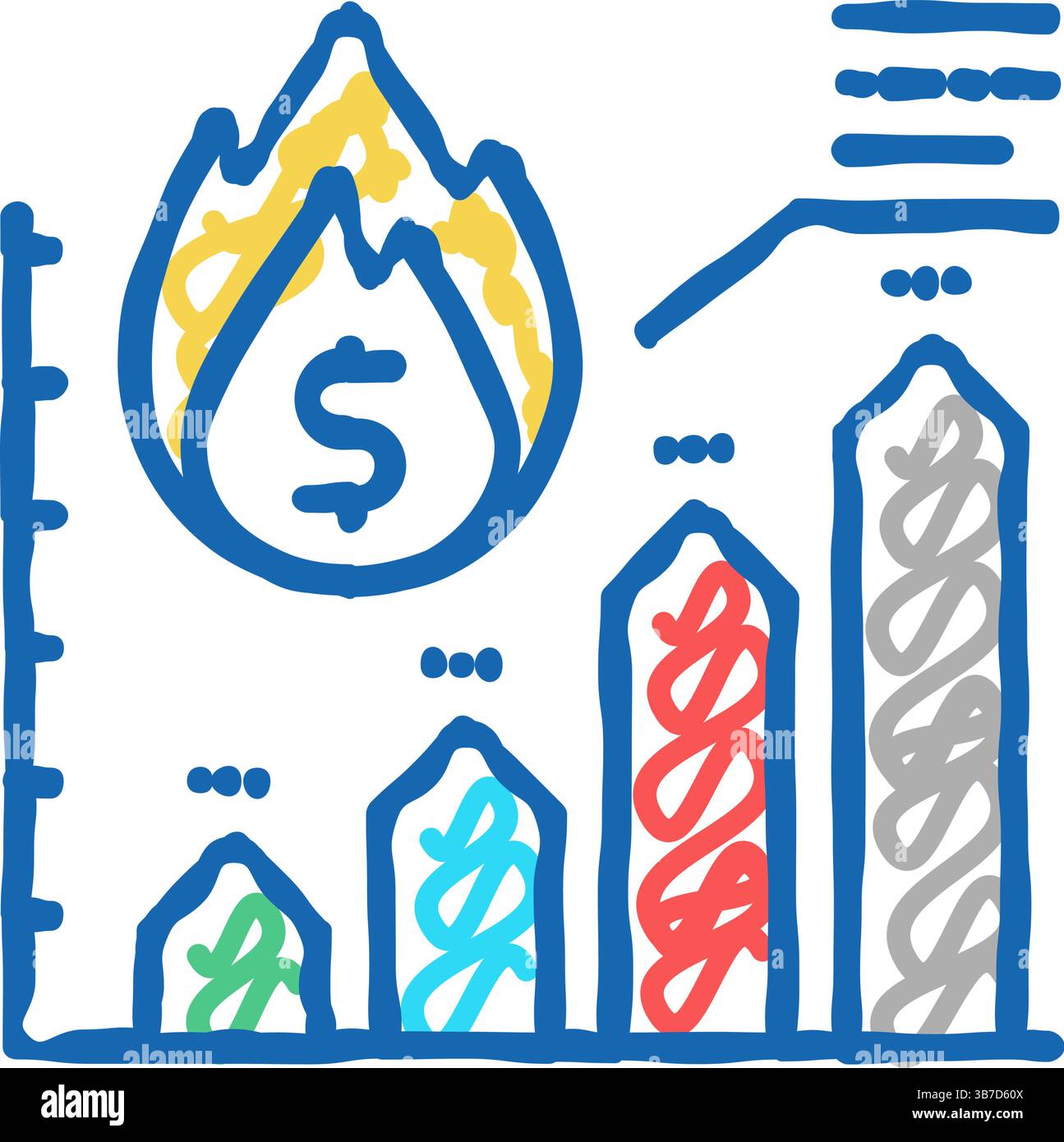 Inflation financial world problem Cut Out Stock Images & Pictures - Alamy