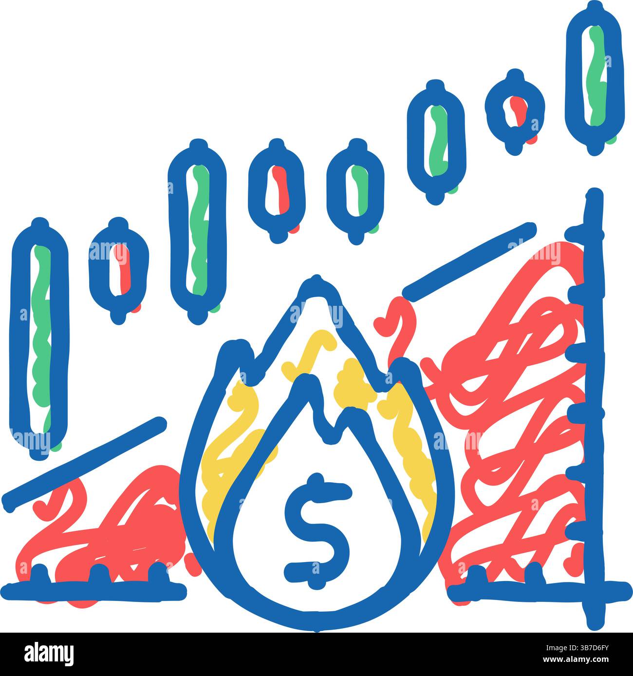 Inflation financial world problem Cut Out Stock Images & Pictures - Alamy