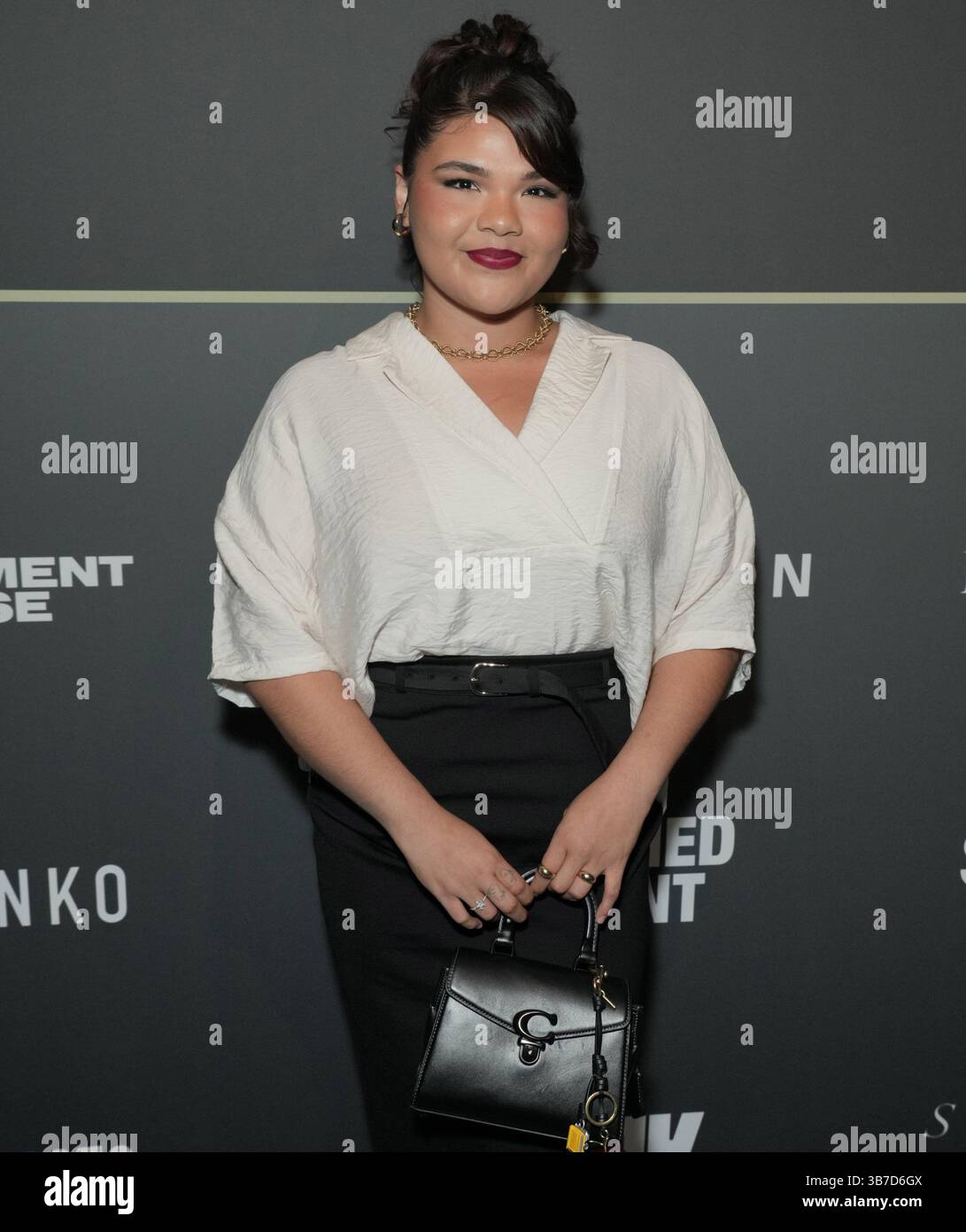 Los Angeles, USA. 05th May, 2025. Belissa Escobedo arrives at the APPLE ...