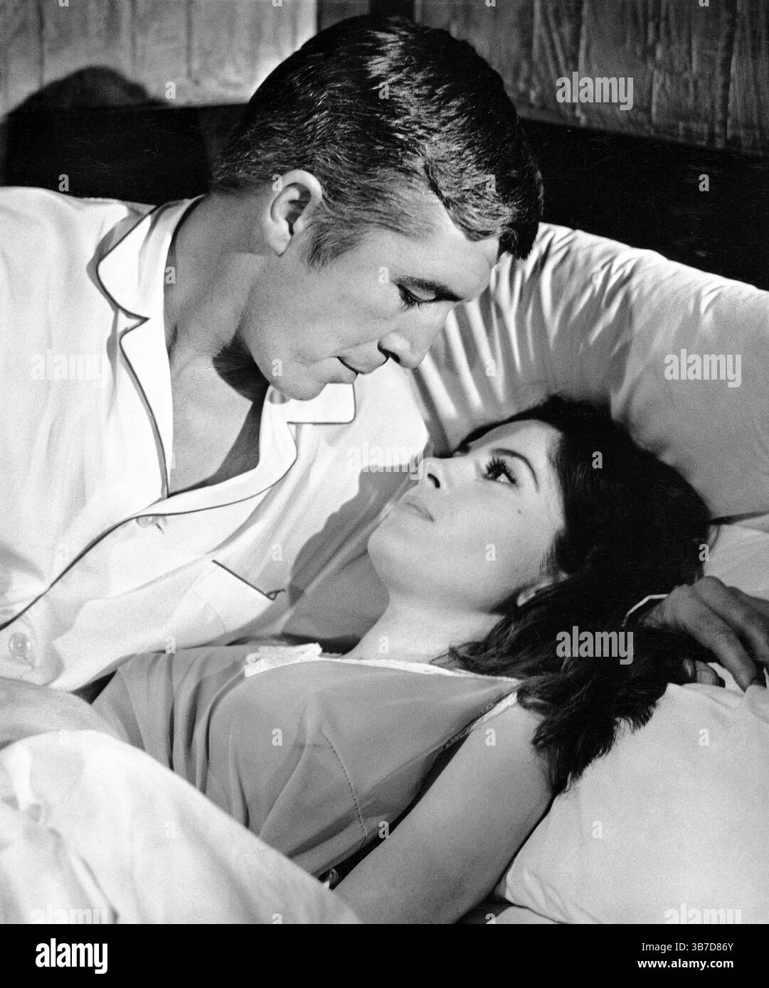 April 4, 2023, USA: Patrick O'Neal, Barbara Parkins, on-set of the film ...