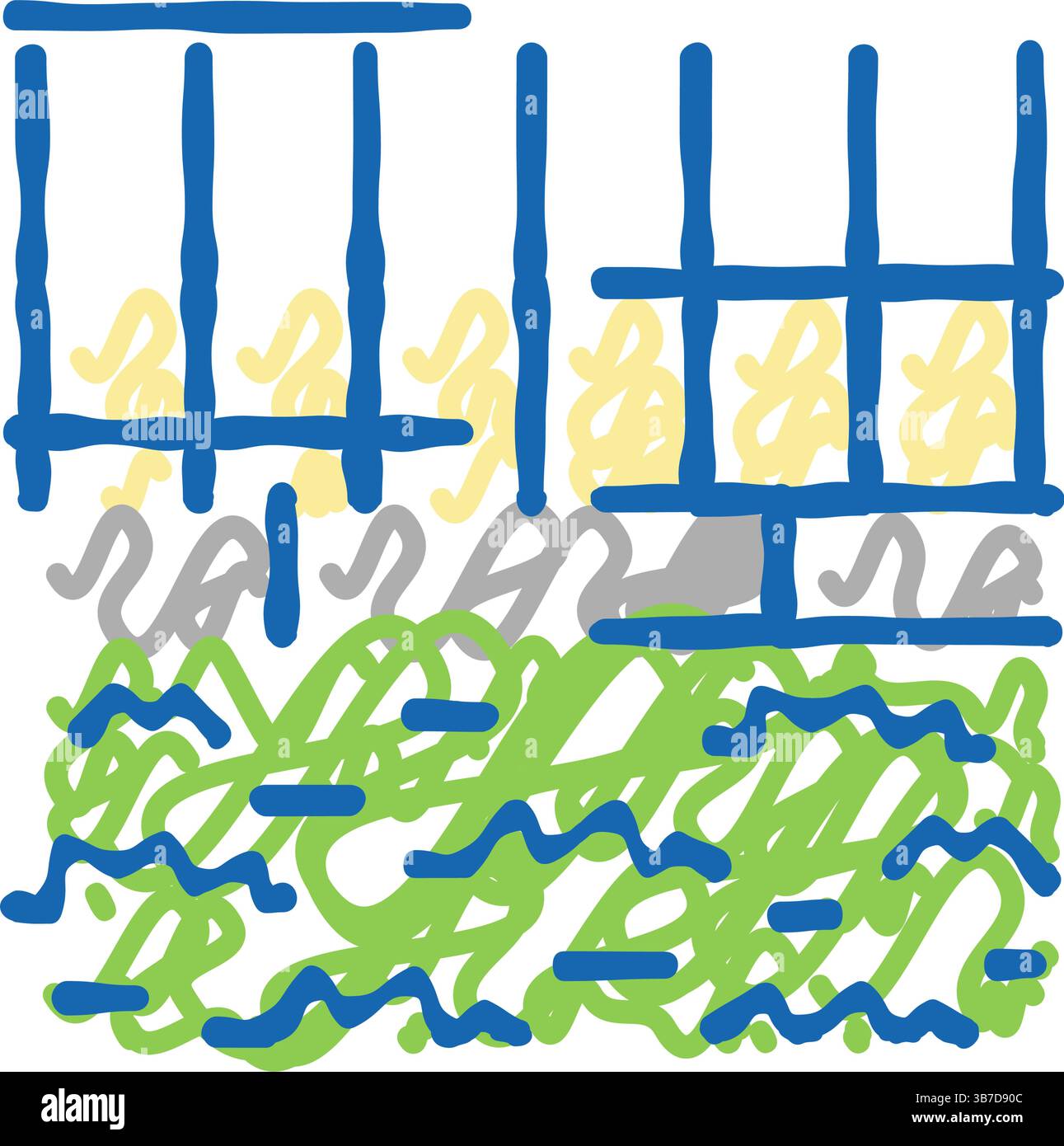 park grass icon doodle illustration Stock Vector Image & Art - Alamy