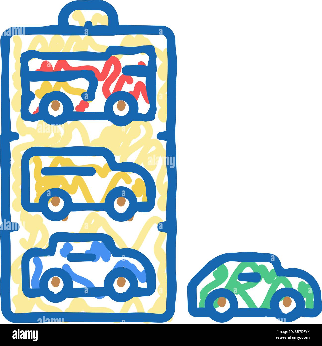 Playing wooden toy blocks Stock Vector Images - Alamy