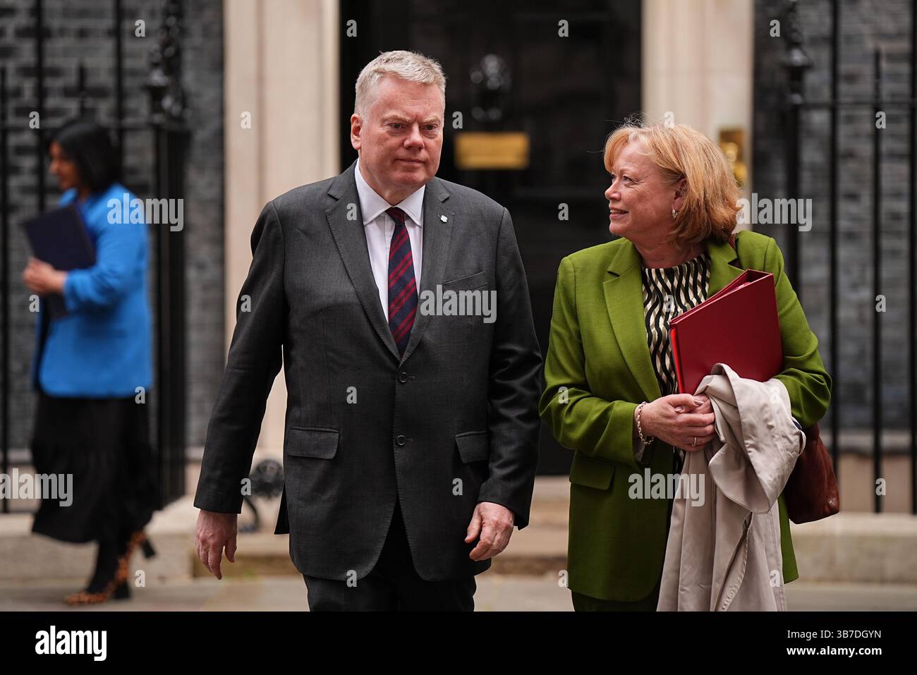 Leader of the House of Lords Baroness Angela Smith and Lord Kennedy of ...