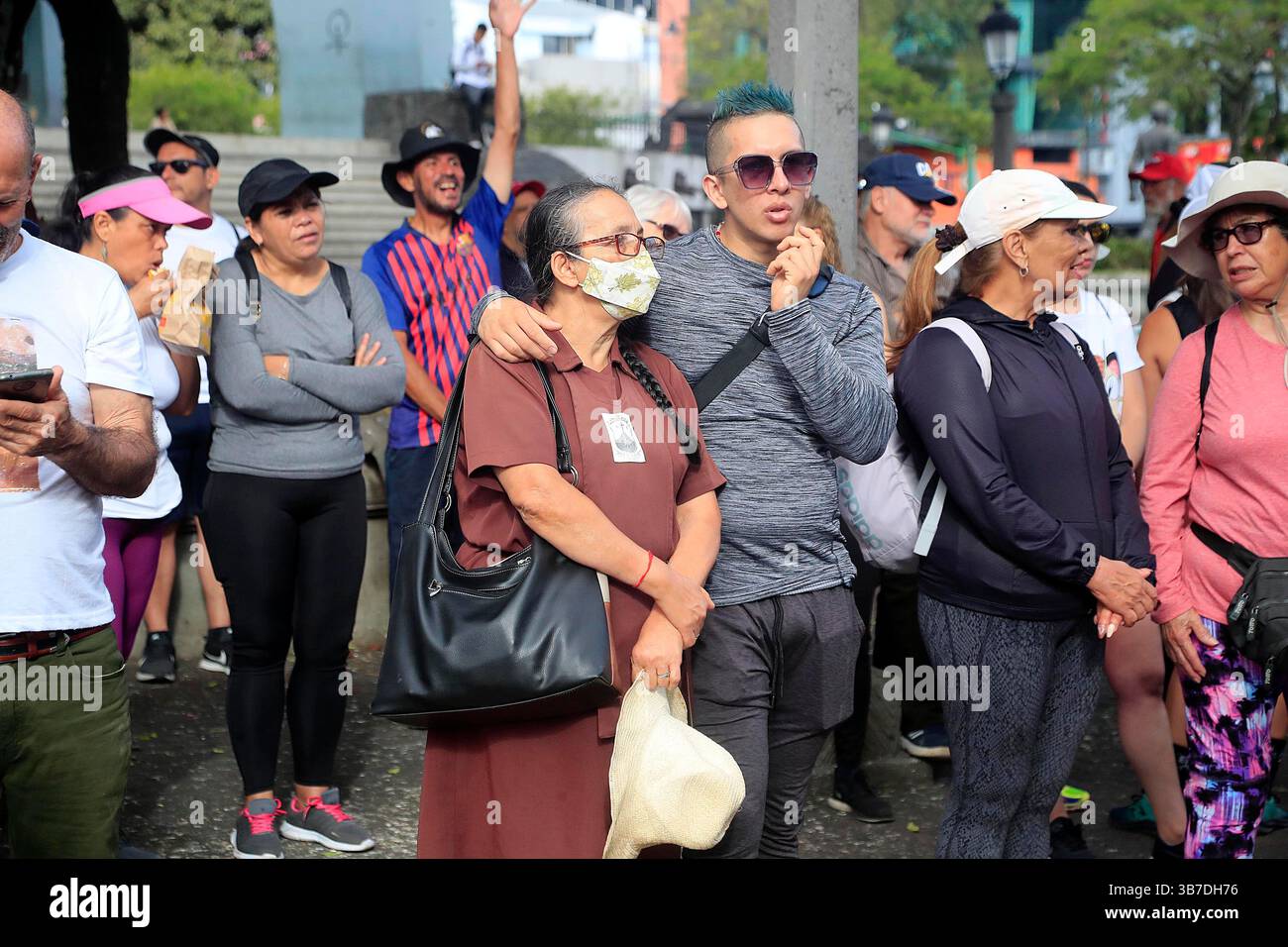 January 7, 2023, San Jose, Costa Rica: Romeri­a con el Santo Cristo de ...