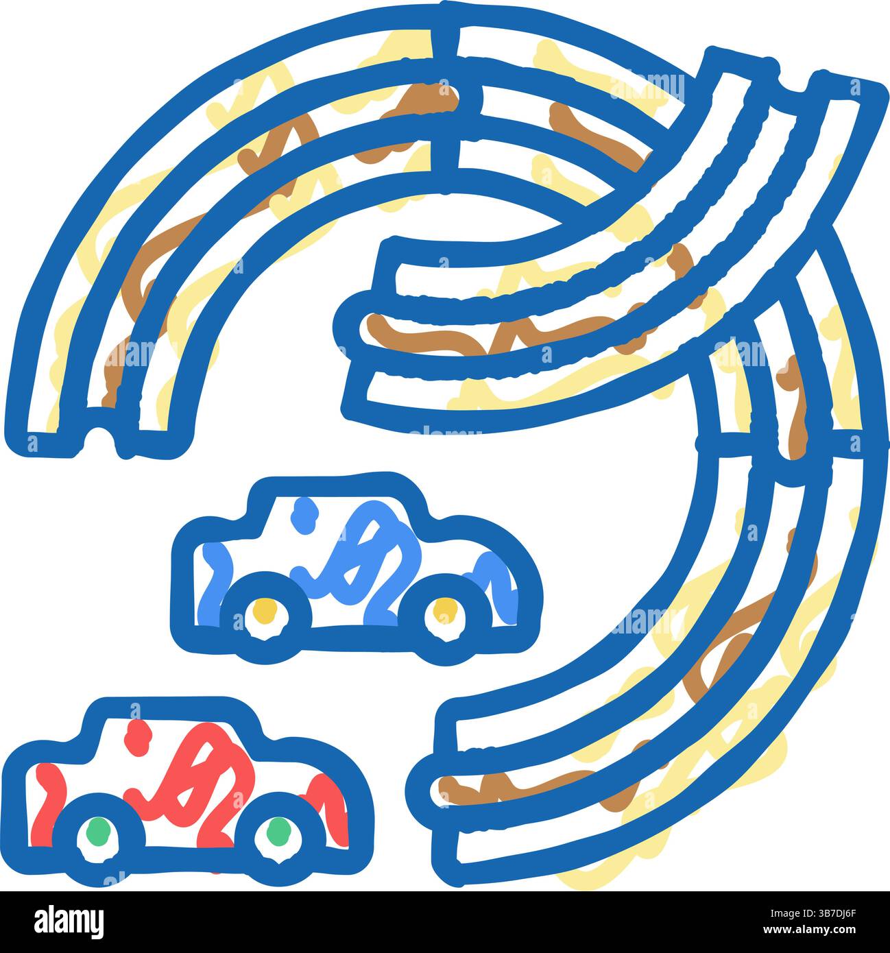 track wooden icon doodle illustration Stock Vector Image & Art - Alamy