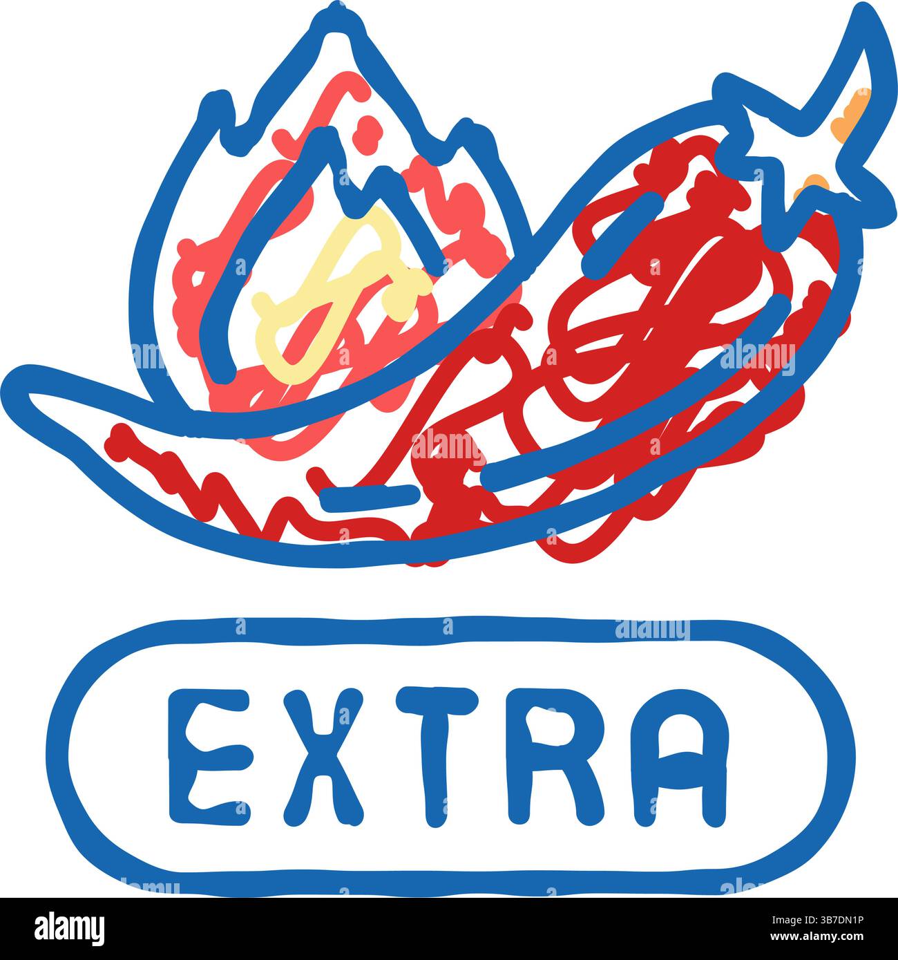 Spicy level color icon Stock Vector Images - Alamy